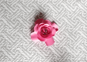 Mini Paper Rose - Living and Crafting