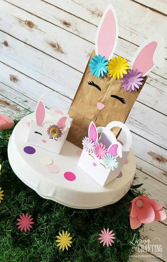DIY Easter Bunny Face Decor - Living and Crafting