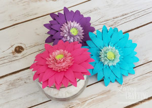DIY Gerbera Daisy Paper Flower - Living and Crafting
