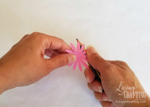 DIY Gerbera Daisy Paper Flower - Living and Crafting