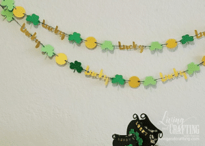 Lucky St. Patrick's Day Garland - Living and Crafting