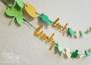 Lucky St. Patrick's Day Garland - Living and Crafting