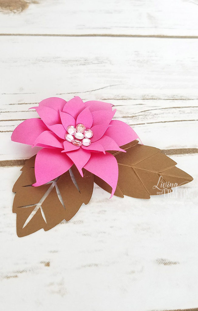 DIY Mini Hope Paper Flower with free template - Living and Crafting
