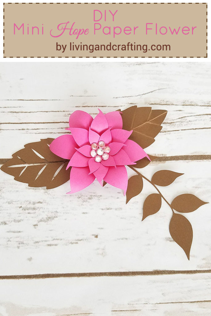Mini Paper Rose - Living and Crafting