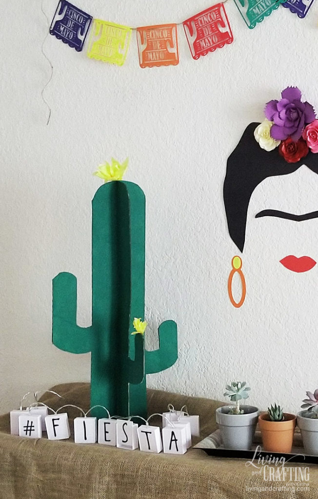 How to make an Easy Cardboard Cactus - Living and Crafting