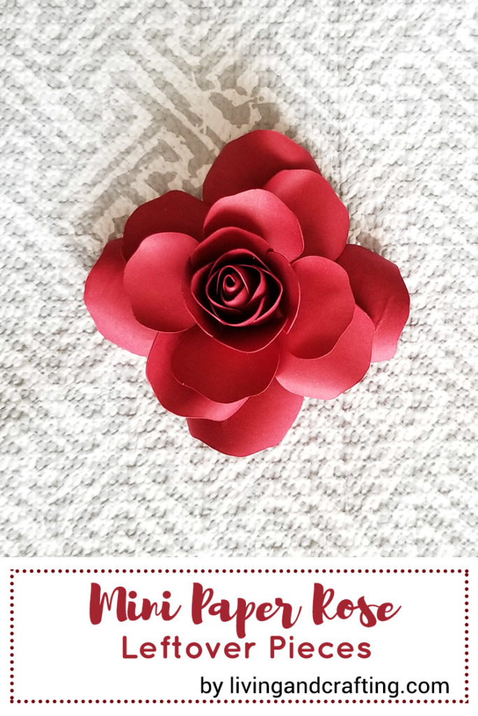 Mini Paper Rose - Living and Crafting